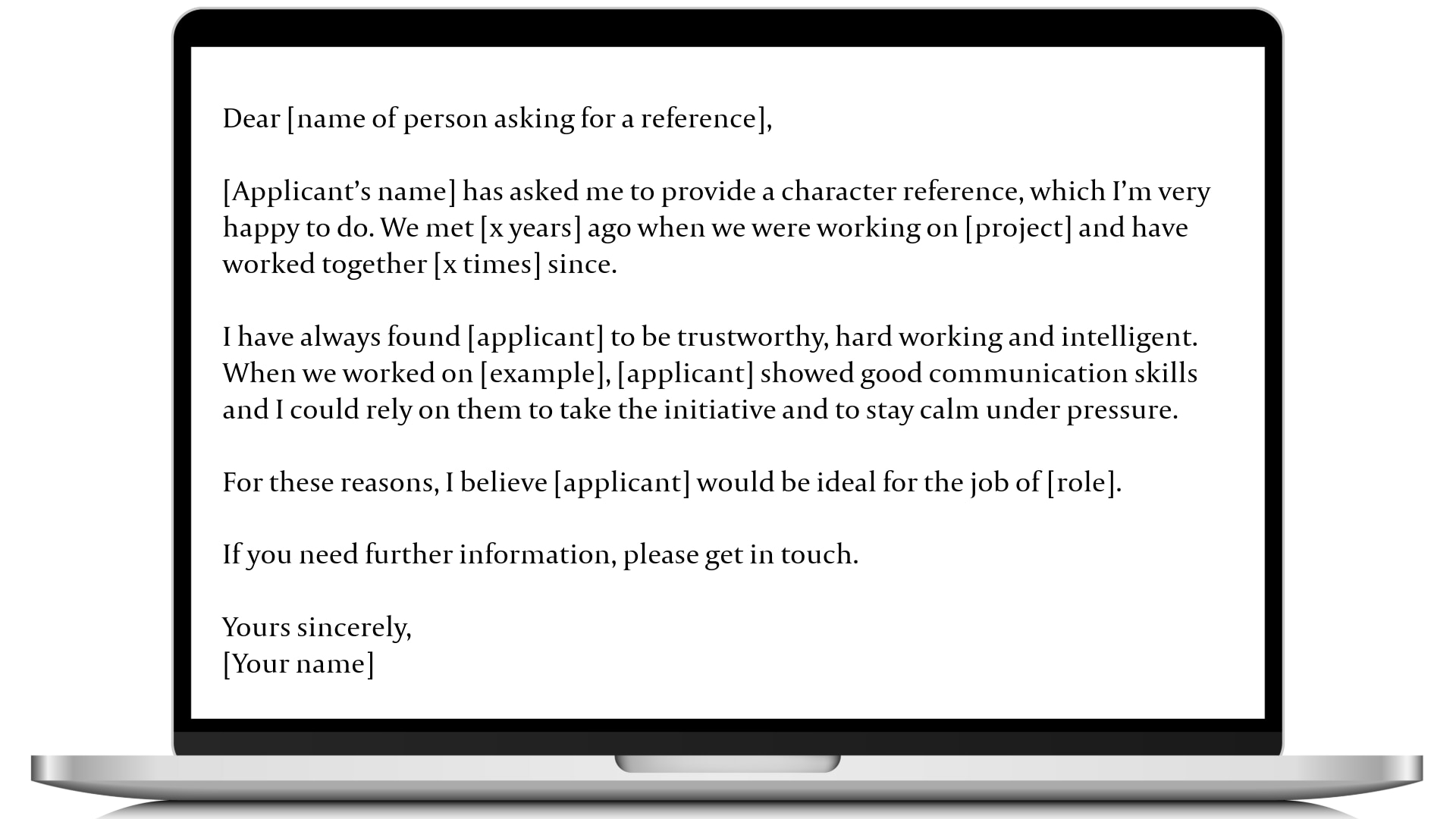 Character Reference Letters for Jobs | Free Templates | Totaljobs